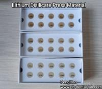China Dental Lithium Disilicate Pressing Ingot  Material (HT and LT) for sale