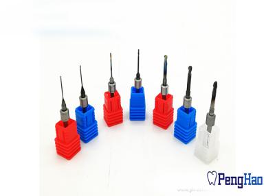 China CAD CAM Dental Milling Cutter DC DLC Coating 2mm Diameter for Dental Lab for sale