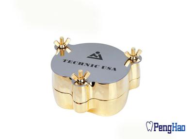 China Cu-Zn Alloy Aluminum Denture Flasks 100mm Durable Dental Lab Supplies for sale