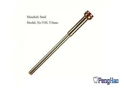 China Stainless Steel Reinforced Dental Dowel Pins Straight HP Mandrels 2.35mm Shank for sale