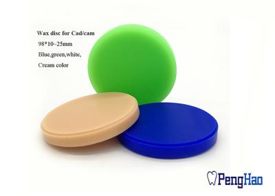 China False Teeth Carving Wax Blocks Blue / Green /  White Color Optional for sale