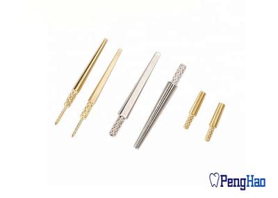 China Dental Brass Dowel Pins 22x1.95mm 20x1.95mm for Laboratory Impression Models for sale