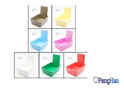 China Durable Portable Dental Unit Plastic Work Pans Box for Teeth Models 20x15x10cm for sale