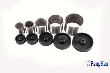 China Durable Casting Ring Dental Mixing Cup Plastic / Stainless Steel For Dental Lab for sale