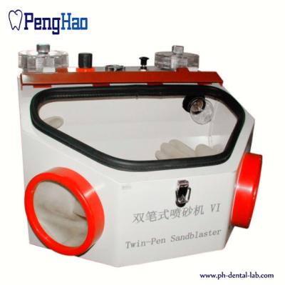 China 50W Dental Lab Mini Sandblasting Machine 110V 220V Jewelry Sandblaster for sale