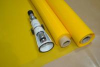 China Plain Weave Screen Printing On Polyester Fabric / 110 Monofilament Polyester Mesh for sale