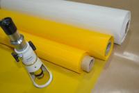China DDP High Tension Polyester Screen Printing Mesh Fabric Yellow Color for sale