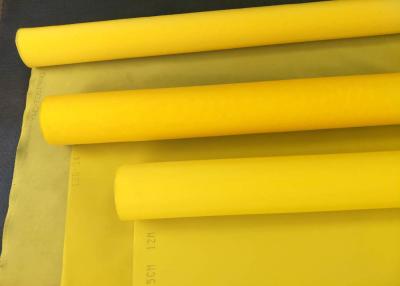 China 80 T 200 Mesh 127 MM Polyester Screen Printing Mesh Roll For Glass Printing for sale