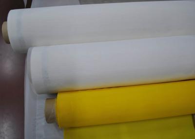 China High Mesh Count Polyester Silk Screen Printing Mesh Free Sample 120T-34PW Yellow Color for sale