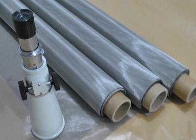 China SUS304N Ss Screen Material Stainless Steel Printing Mesh Good Heat Melting for sale