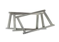 China Silver Silk Aluminum Screen Frame Corrosion Resistance For Advertisement / Display for sale