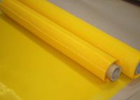 China Monofilament Plain Weave Polyester Silk Screen Printing Mesh White Durable for sale