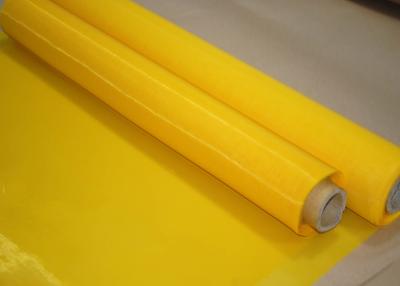 China Monofilament Plain Weave Polyester Silk Screen Printing Mesh White Durable for sale