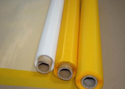 China Polyester / Malla Serigrafia Screen Printing Fabric Mesh Yellow Silk Printing Mesh for sale