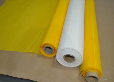 China Bottle Printing White Mesh Screen Material , 200 Mesh Screen Printing 100% Nylon for sale