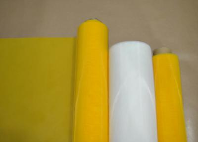 China Yellow 120T-40PW Plain Weave Monofilament Screen Printing Mesh For Solvent Ink Printing for sale