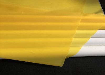China PCB Printing Screen Printing Screen Mesh Yellow Color 110 Polyester Mesh 40-42 Micron for sale