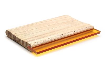 China Wooden Holder Screen Printing Rubber Squeegee Blade For T- Shirt Printing for sale