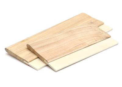 China Aluminum Alloy Silk Screen Squeegee Blades / Triple Durometer Squeegee Wooden Handle for sale