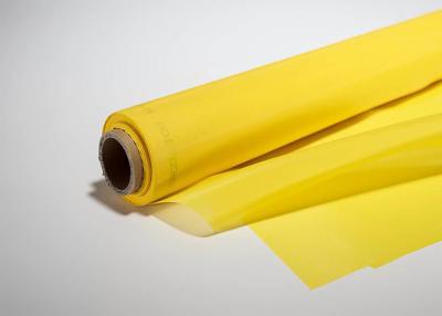 China 150 Micron Polyester Silk Screen Printing Mesh For Good sharpness And High Penetration for sale