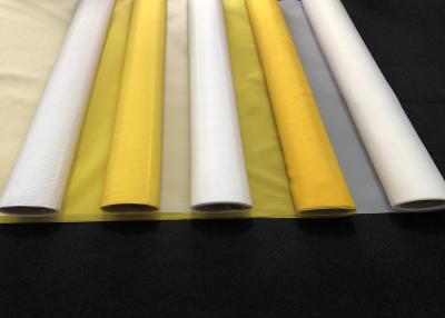 China 32 T - 100 Micron Heat Resistance Polyester Screen Printing Mesh for sale