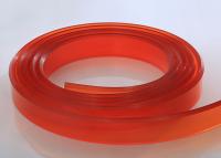 China 50*9*4000MM Silk Screen Squeegee Rolls Red Color 75A 85A Hardness for sale