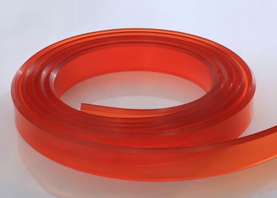 China 50*9*4000MM Silk Screen Squeegee Rolls Red Color 75A 85A Hardness for sale
