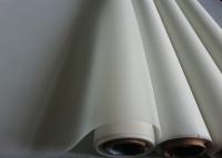 China 120 Mesh White / Yellow Polyester Printing Mesh / Bolting Cloth 100% Polyester Material for sale