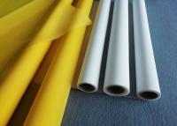 China White / Yellow 110 Monofilament Polyester Mesh Plain Weave 30-70m / Roll for sale