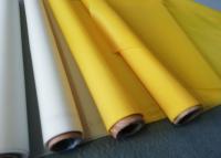 China 120 Mesh White Silk 100% Polyester Material Screen Printing Mesh FDA / SGS Approved for sale
