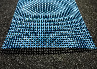 China Polyester Square Hole Mesh Dyeing ODM Spiral Belt for sale