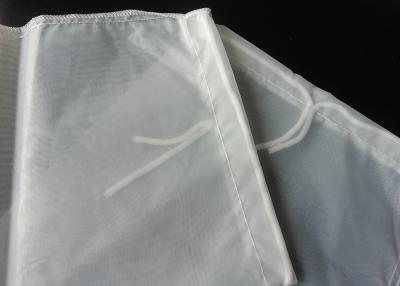 China Monofilament 73 Microns 12x12 Nylon Mesh Filter Bags Double Seam for sale
