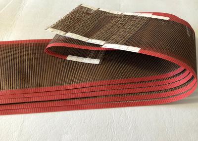 China Ptfe Coated Fiberglass Open Mesh Kevlar Non Stick Conveyor Belt for sale