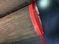 China 2x2mm Fiberglass PTFE Conveyor Belt High Temperature for sale