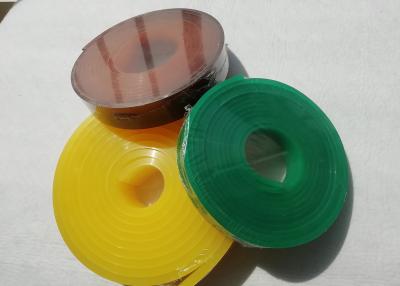 China Yellow 75A High Tolerance Screen Printing Squeegee PU 50*9*4000 for sale