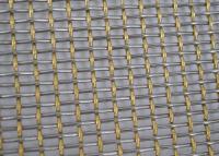 China Silver SS Double Crimped Wire Mesh For Sieving Ore Sturdy Structure With 304 Material for sale