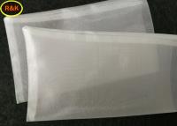 China Customized Mesh Tea Bags / Nylon Mesh Filter Bags 100 160 Micron With Green Stitching for sale