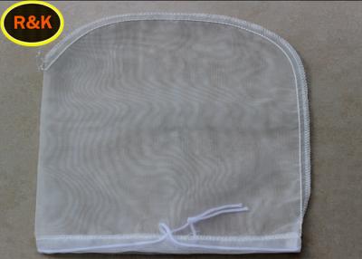 China Retail Drawstring 100 150 200 Micron Food Nylon Mesh Filter Bags For Nut Milk for sale