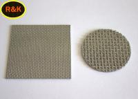 China Porous Gauze Filter Mesh , Sintered Steel Filter High Filtration Capacity for sale