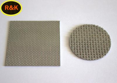 China Porous Gauze Filter Mesh , Sintered Steel Filter High Filtration Capacity for sale