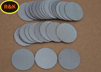 China Sintered Metal Wire Mesh Discs For Water Treatment High Strength Wear Resistance for sale
