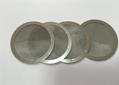 China 316 Sintered Metal Disc Filter High Withstand Voltage Accuracy 5 - 80 Micron for sale