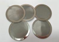 China Plain / Twill Weave Round Fine Mesh Filter , Mesh Water Filters Stainless Steel for sale