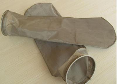 China 100 Mesh Food Grade Mesh Bags , Pocket Mesh Strainer Bag High Filtration Precision for sale