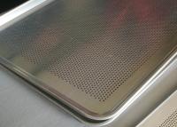 China Round Hole Food Grade Cooling 304 Stainless Steel Mesh Tray 50mm Width for sale