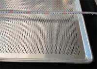 China Perforated Punched Dry Storage 1200×1000mm Steel Mesh Tray Surface Polishing for sale