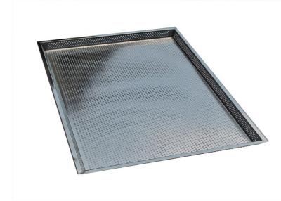 China 2mm 3mm Hole Perforated SGS Passed Stainless Mesh Tray for sale