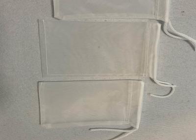 China Food Grade 50 100 Micron Nylon Nut Milk Filter Mesh Bags With Drawstring for sale