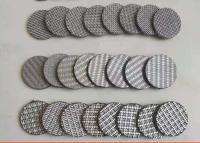 China Stainless Steel 304 316 Sintered Wire Mesh Round Corrosion Resistance Liquid Filter Mesh for sale