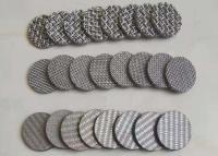 China High Temperature Round Disc 2mm Thickness Stainless Steel Wire Mesh Filter Disc for sale